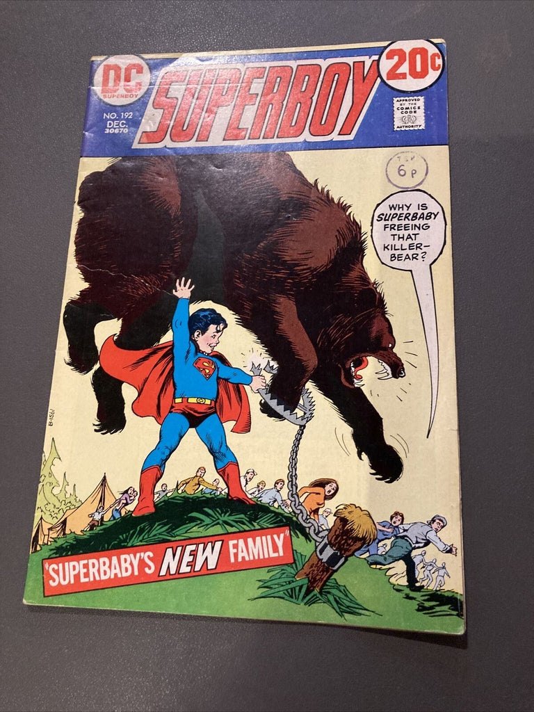 Superboy #192 - DC Comics - 1972 – Madhouse UK